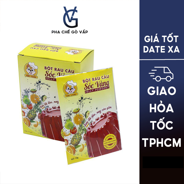 Soc Vang jelly powder, 12g pack, flexible and crunchy - makes super ...