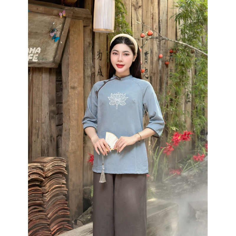 Dharma clothes for ceremonies embroidered with lotus, high quality ...