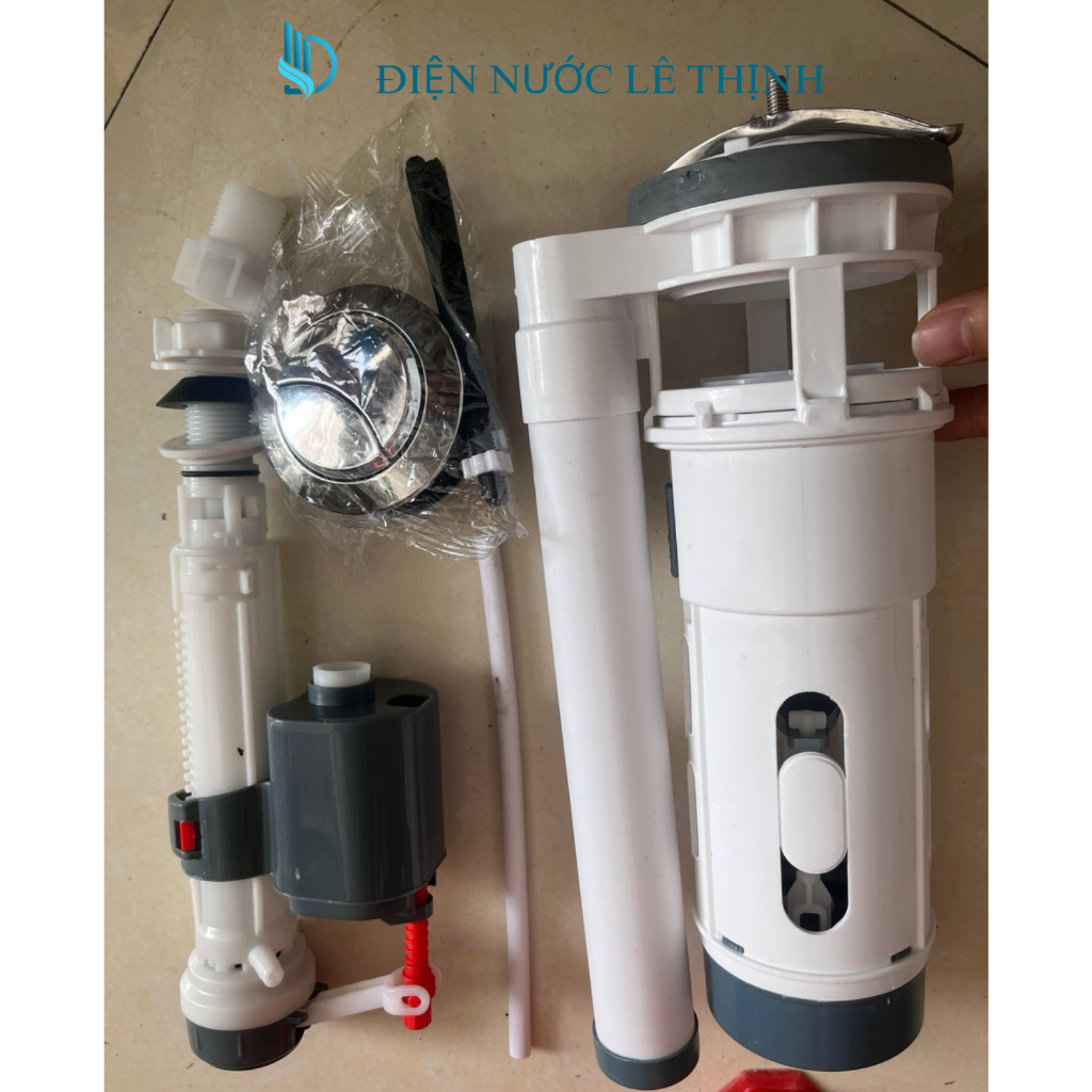 One-piece toilet flushing set suitable for all one-piece toilets ...