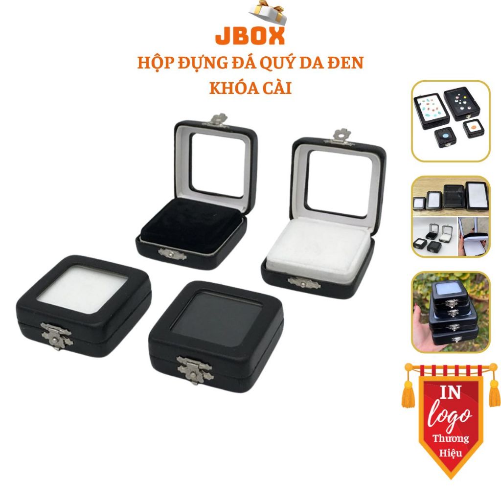 Jbox pu leather gemstone box with lock specializes in storing multi ...