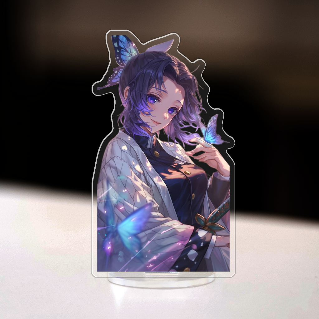 Standee Model, Keychain Kochō Shinobu Kimetsu No Yaiba Manga Anime Gift ...