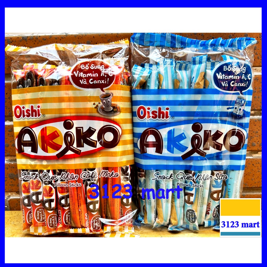 (Newly Produced September 2024) OISHI AKIKO cake Snack, large pack 140g ...