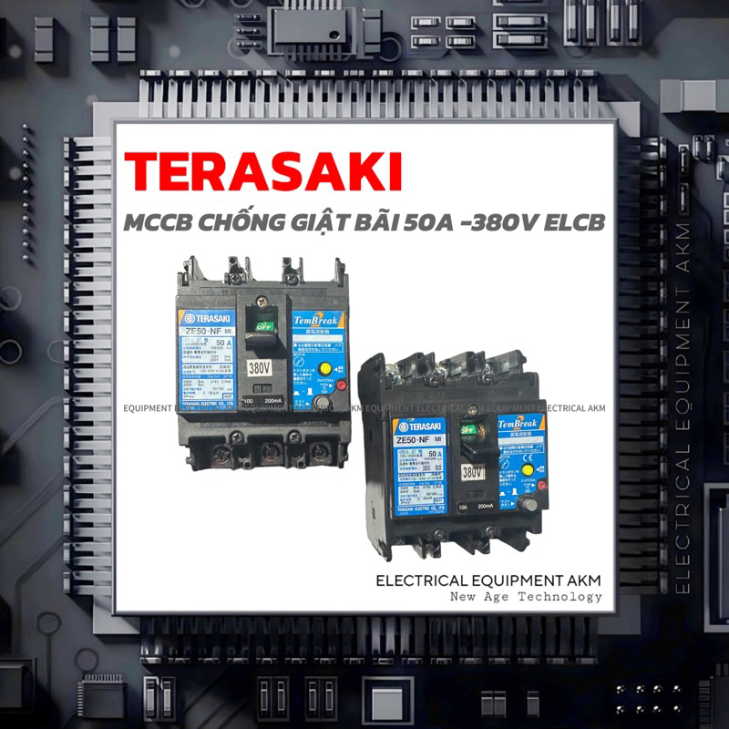 Mccb Anti-Shock TERASAKI 50A -380V ELCB Yard | Shopee Malaysia