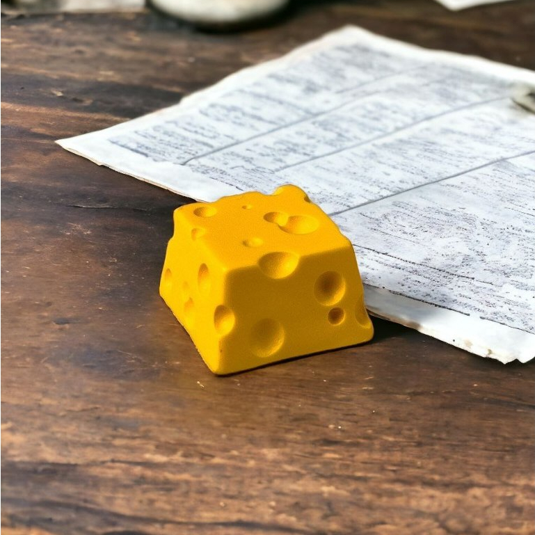 Artisan Keycap - handmade Cheese resin mechanical keyboard decoration ...