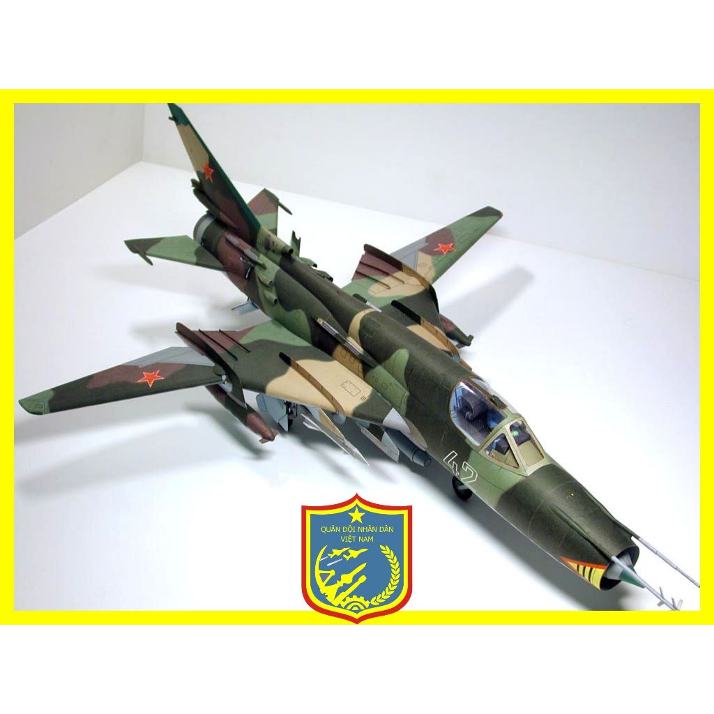 Paper model of fighter aircraft on the production of Vietnam Air ...