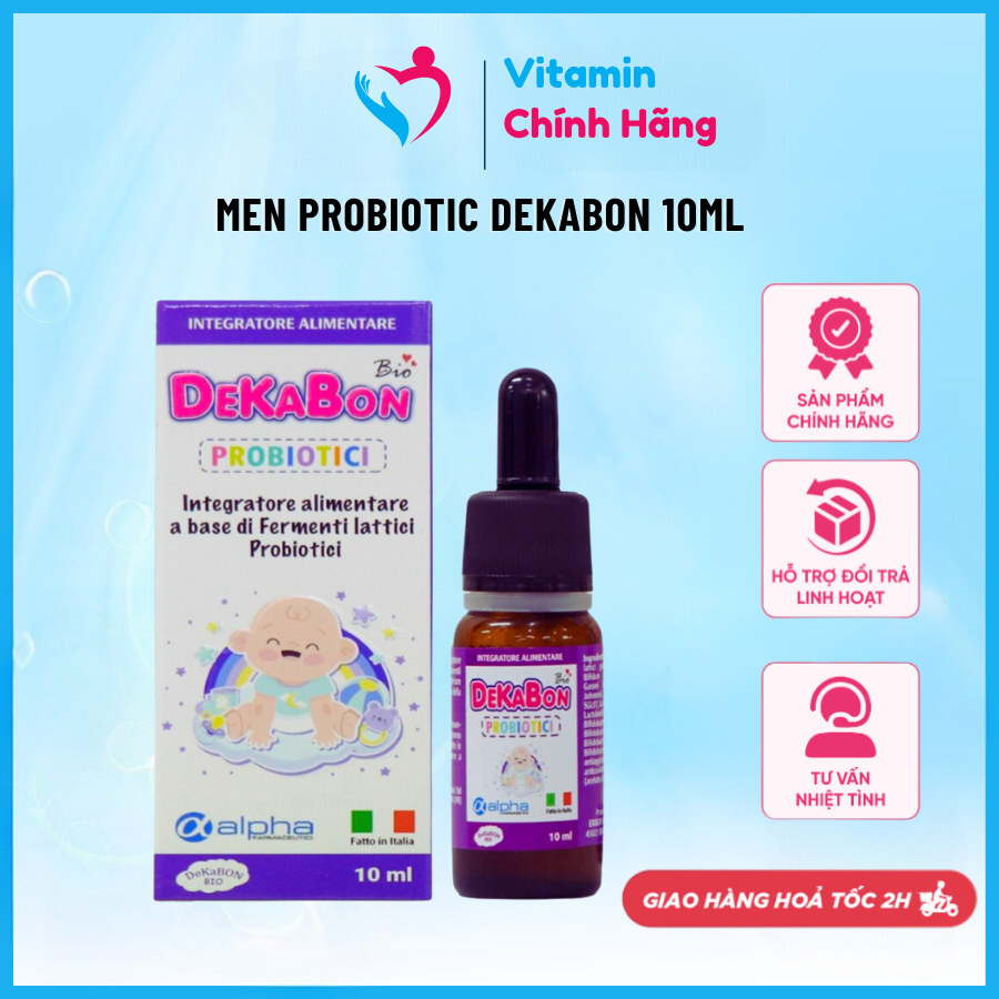 Dekabon Probiotici 10 Strains Probiotics for Babies 10ml Bottle ...