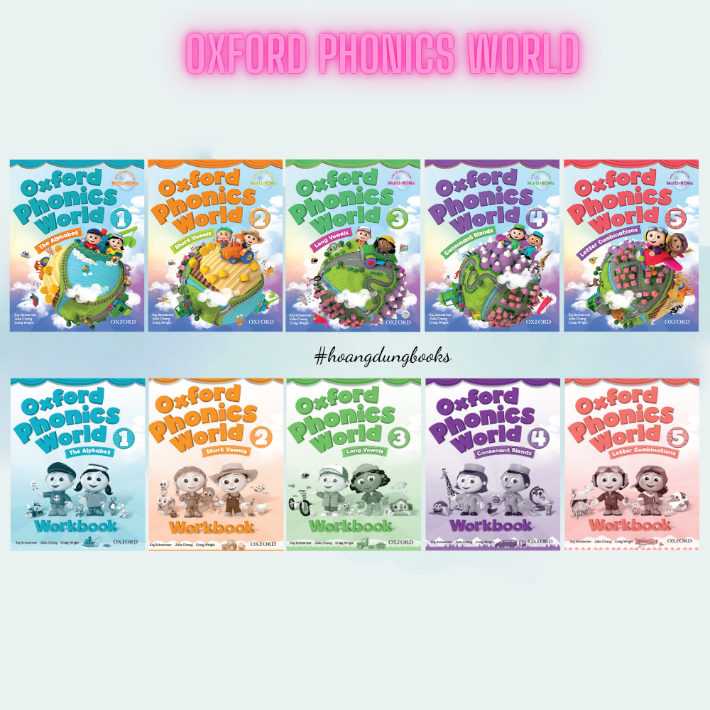 Book - Combo 5 levels Oxford Phonics World (Student book + Workbook ...