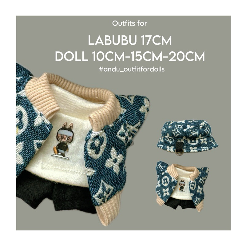 Labubu V1, V2 - clothing accessories for labubu 10cm-15cm-20cm | Shopee ...
