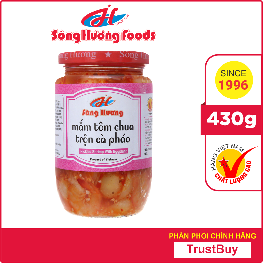 Sour Shrimp Paste Mixed with Eggplant Song Huong Foods 430g Jar ...