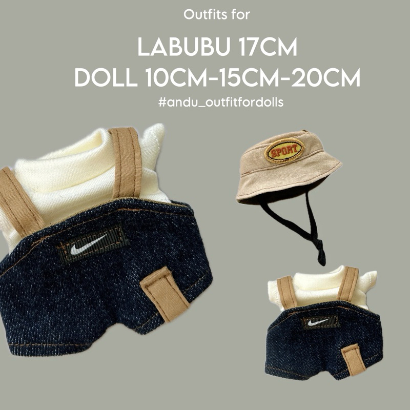 LABUBU V1,V2, V3- clothes for Labubu 17cm, doll 10cm-15cm-20cm | Shopee ...