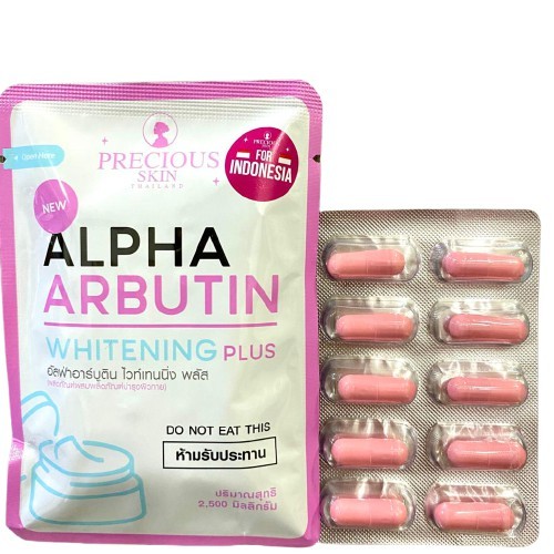 [Thai Standard] Blister of 10 Alpha Arbutin Whitening Plus Precious ...