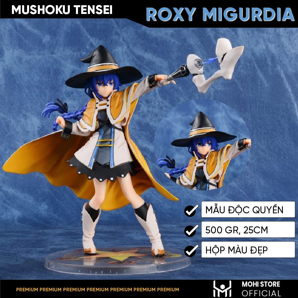 Roxy Migurdia cast spell model, 25cm tall (with nice box). Mushoku ...