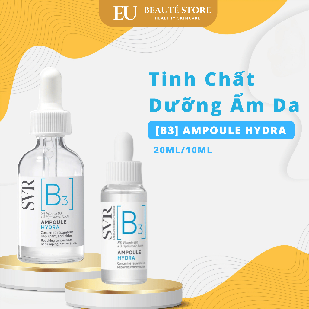 Serum SVR B3 Ampoule Hydra Moisturizes, Prevents Wrinkles & Skin ...