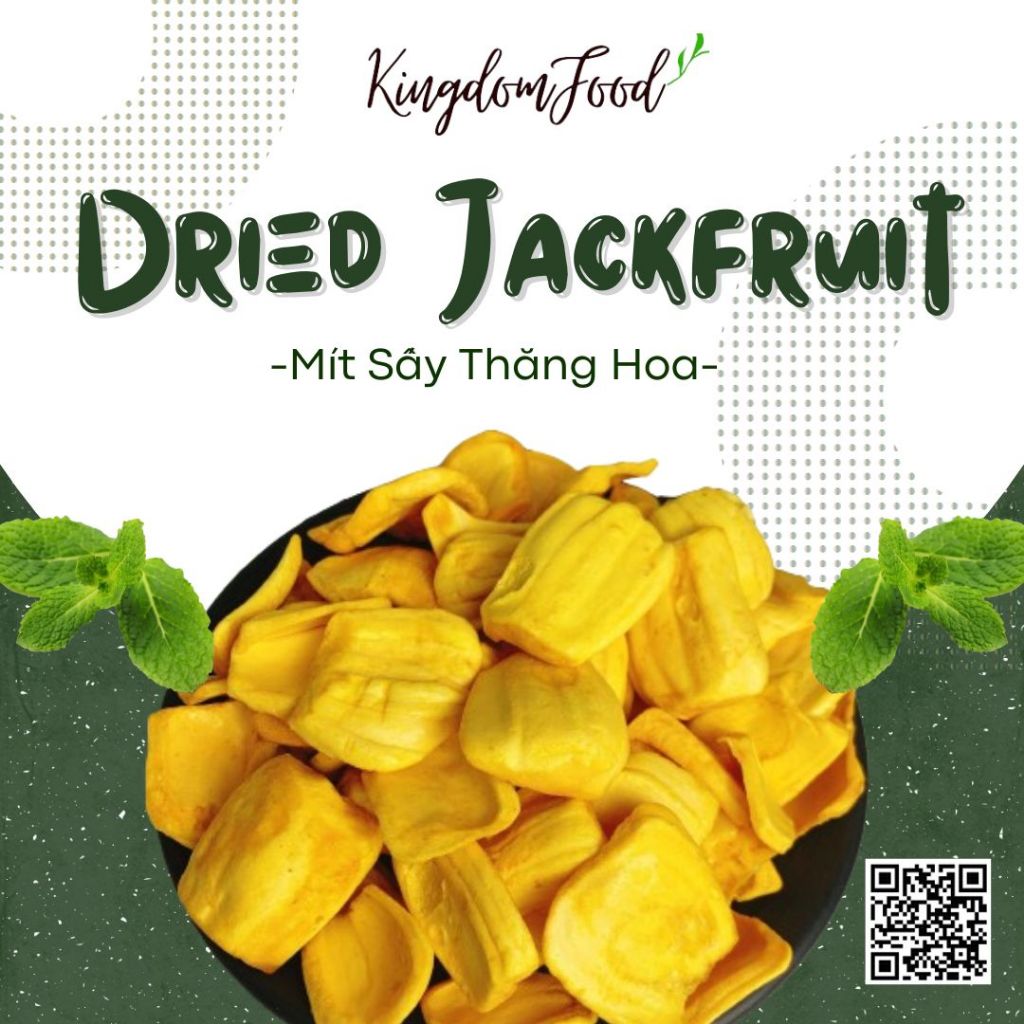 500g Crispy dried jackfruit with whole leaves, VNXK, smells like ripe ...