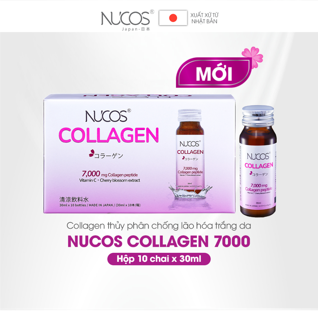 Nucos Collagen 7000 anti-aging hydrolyzed Collagen for skin whitening ...