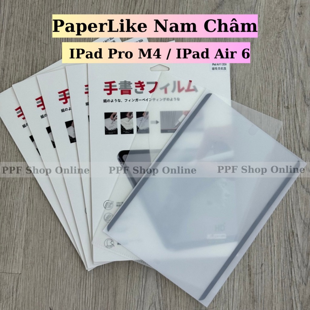 Paperlike magnet for IPad Air 6 M2 11 inch, 13 inch, IPad Pro M4 11 ...