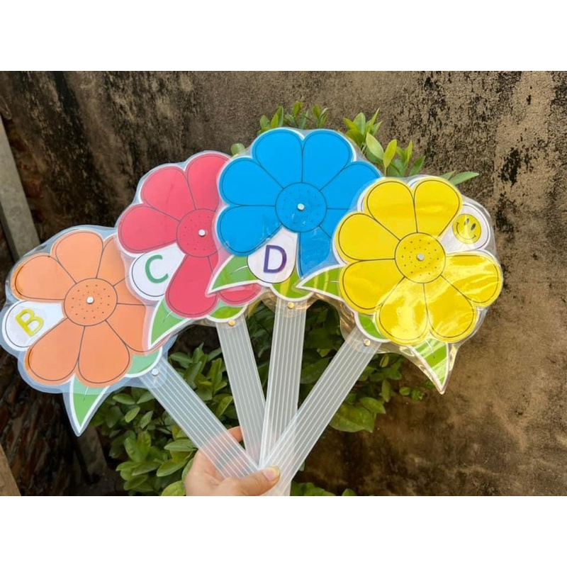 Combo of 50-100 multiple-choice rotating flowers, 8-petal plastic ...