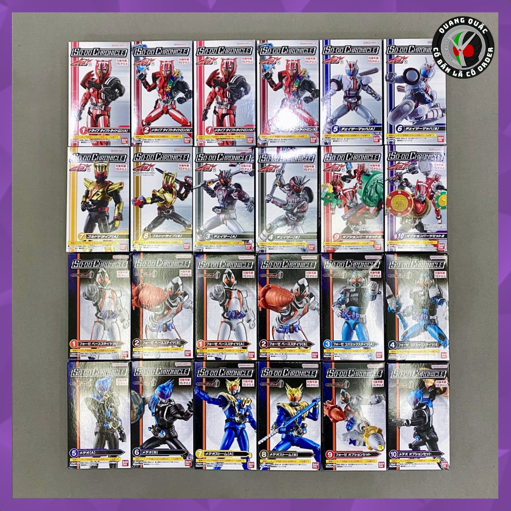 [NEW] Genuine toy model SODO CHRONICLE Kamen Rider Drive - Kamen Rider Fourze - SO-DO Kamen ...
