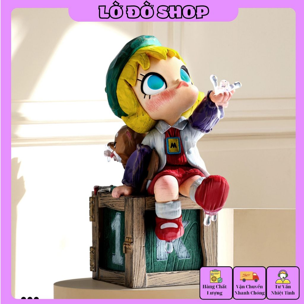 Blind box MOLLY Anniversary Statues Classical Retro 2 Series Figures ...
