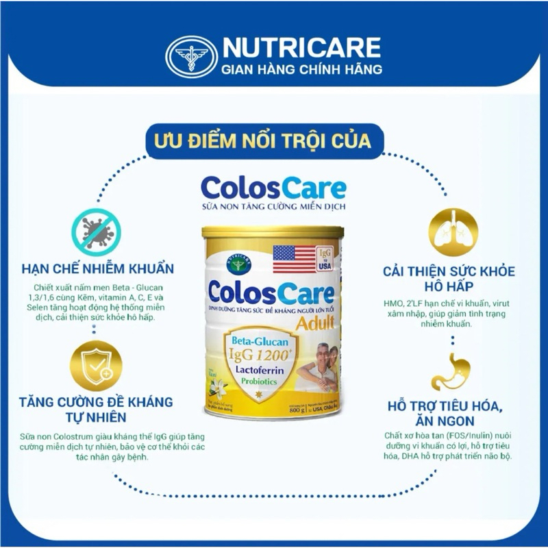 Nutricare Coloscare Adult Coloscare Adult Colostrum Fortified With Resistance (800g) | Shopee ...