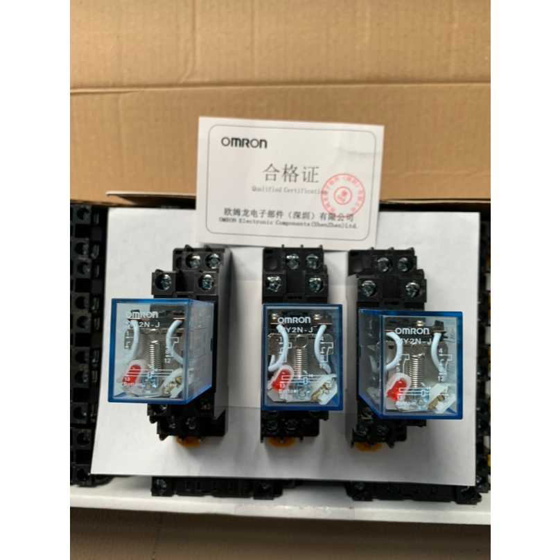 Intermediate relay, 8-pin glass relay 220VAC, 24VDC, 12VDC, omron MY2N ...