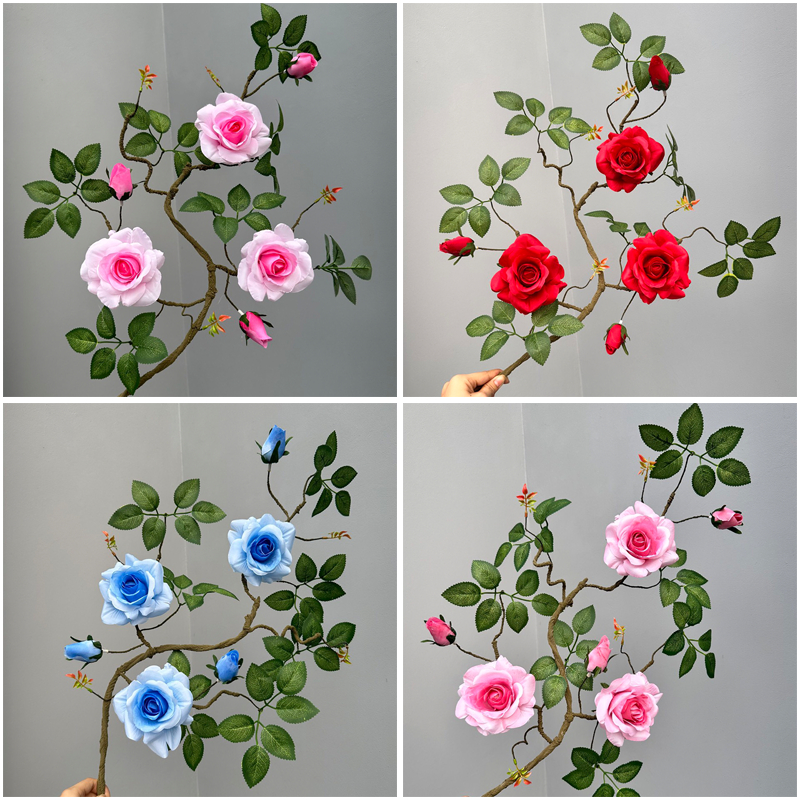 Ancient Rose 3 Decorative Flower Vase Table | Shopee Malaysia