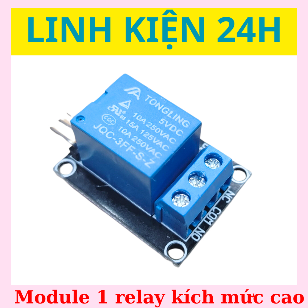 Relay Module 5V 10A - Module 1 relay 5V High Level Trigger - High ...
