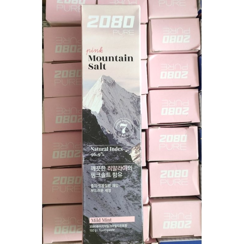 Korean 2080 PINK SALT TOOTHCARE 150G/2080 퓨약 치약제 표시사반 150G | Shopee Malaysia