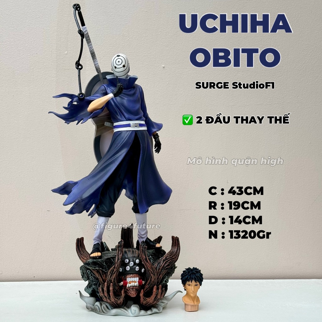 (43cm - F1 - Available) Uchiha Obito model 43cm tall - Obito Surge ...