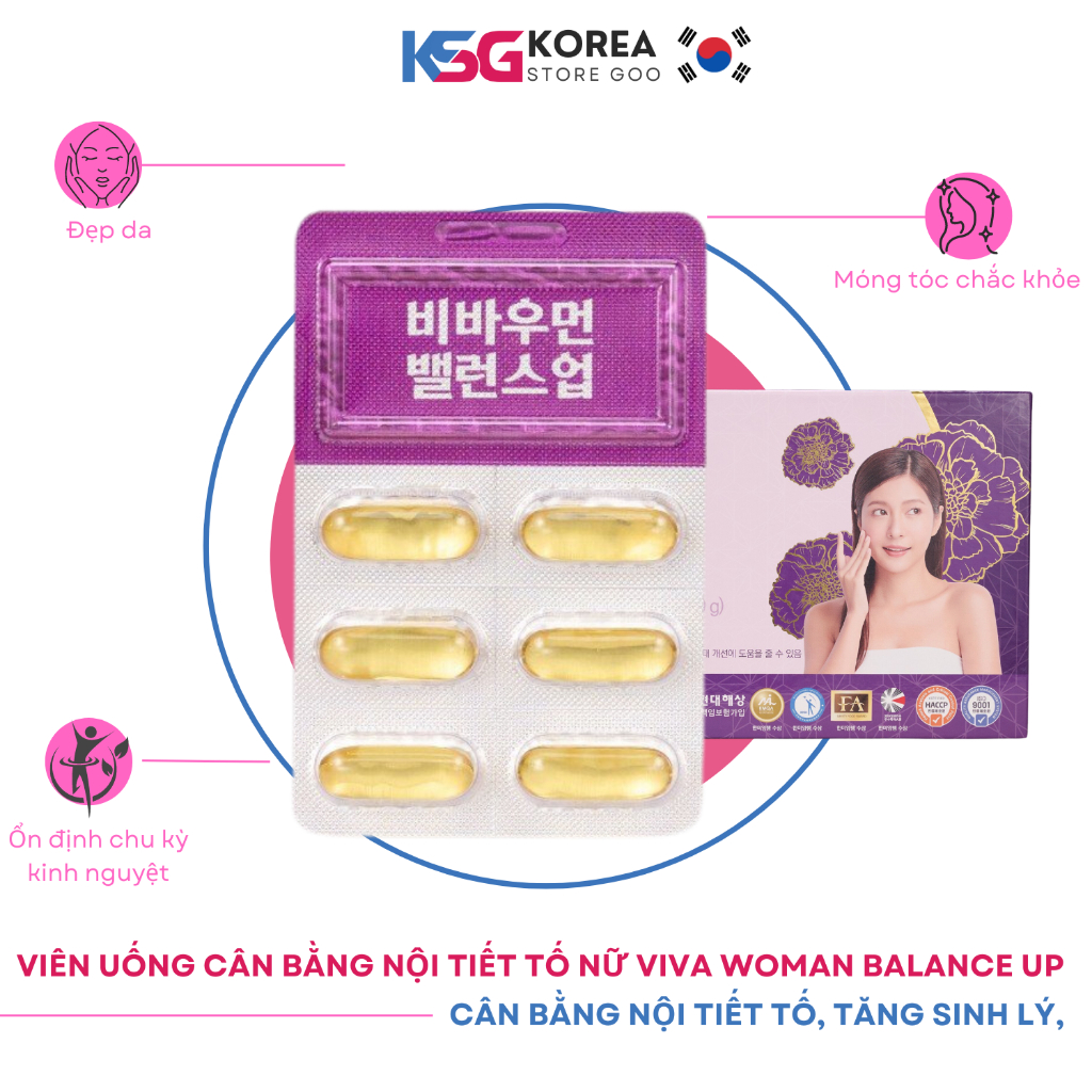 Viva Woman Balance Up Female Hormonal Balance Tablets Help Stabilize ...