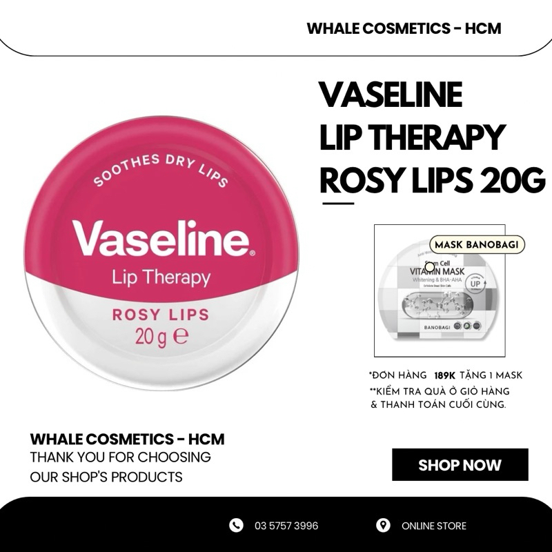 Vaseline Lip Therapy Petroleum Jelly Tin Box 20g | Shopee Malaysia