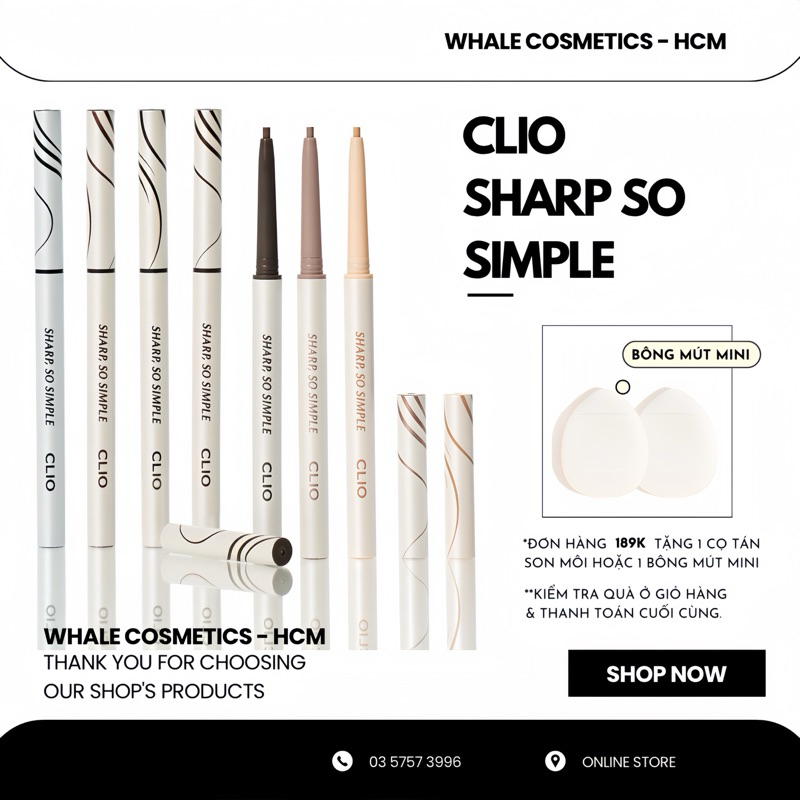 Clio Sharp So Simple Waterproof Pencil Liner | Shopee Malaysia