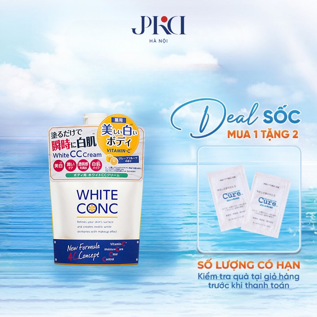 White Conc Body CC Cream With Vitamin-C 200g | Shopee Malaysia