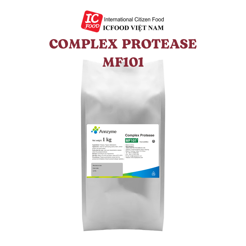 [Date 8/25] Complex Protease MF101 300,000U/g - hydrolyzed protein from meat, fish - 1kg ...