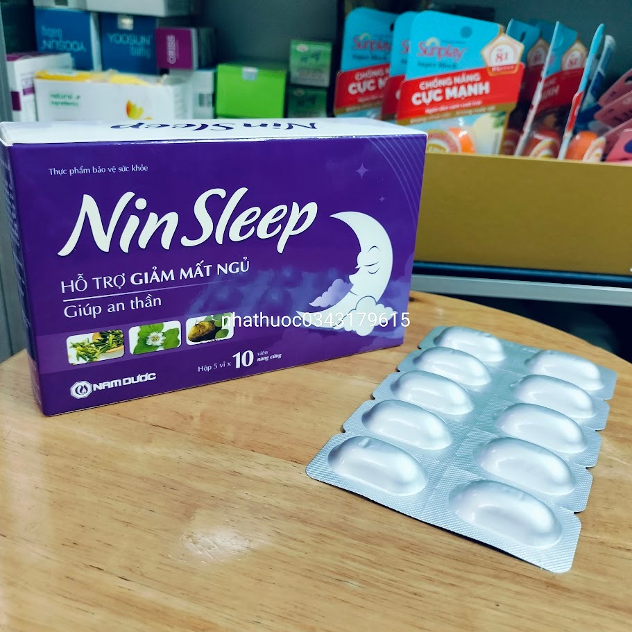 Ninsleep Supports Sedation, Supports Insomnia Box Of 5 Blisters x 10 ...