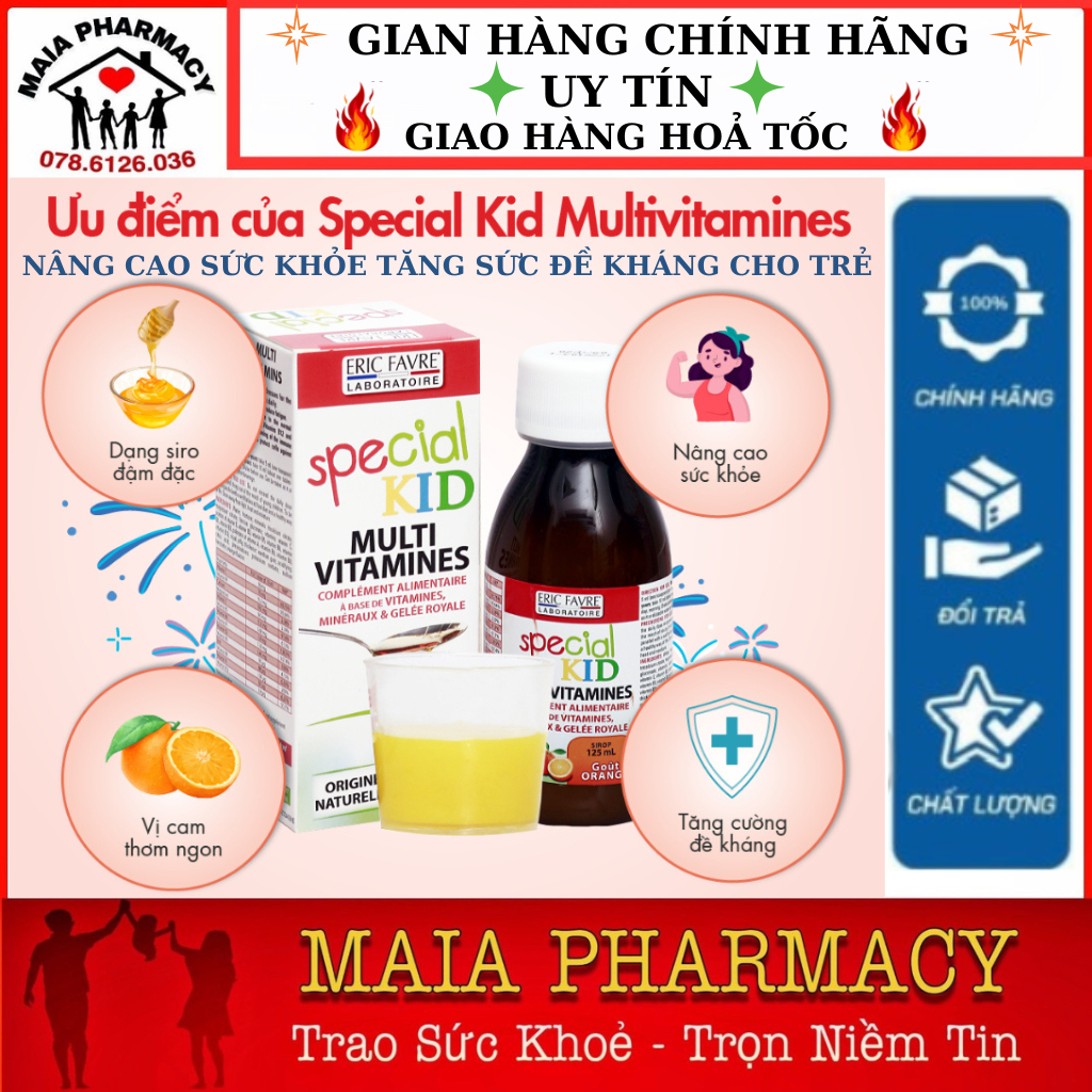 Special Kid Multivitamines - Vitamin and Mineral Supplement Syrup ...