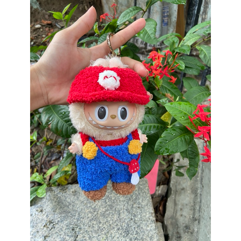 Mario- (This item fits Ozai, Labubu v1-v2,LuLu,kimmon,Bao Ao, moko ...