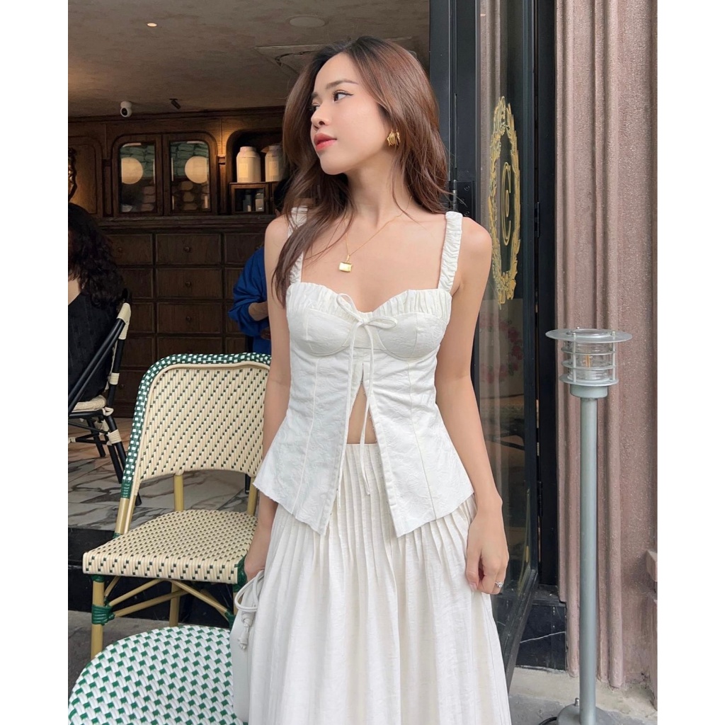 Cathy SHIRT - 2-LAYER 2-STRING SHIRT, PRESSED FLOWER MATERIAL, size SML ...