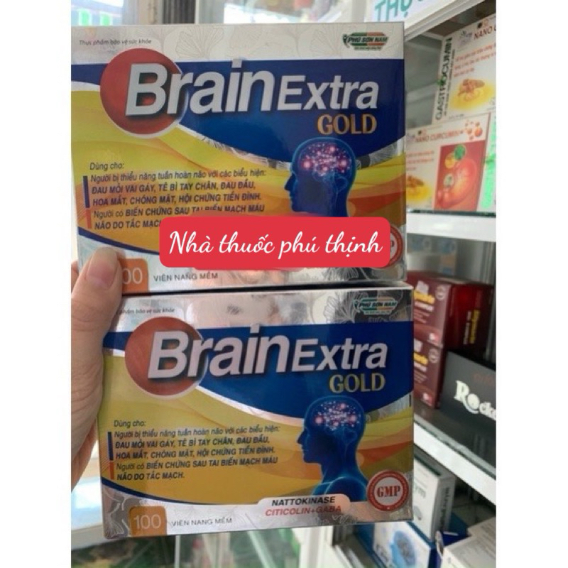 (genuine) Active blood and nourishes the Brain Brain extra gold, box of ...