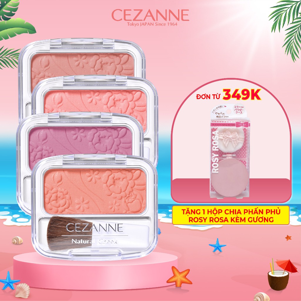 Cezanne Natural Cheek N Japanese Blush Powder Natural Cheek N Japan ...