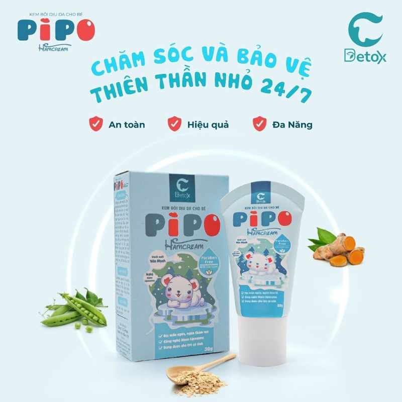 Pipo Hamcream skin soothing cream reduces itching and relieves diaper ...