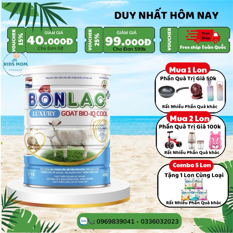 [GENUINE] Bonlac GOAT BABY COOL LUXURY GOAT MILK (Helps your BABY gain ...