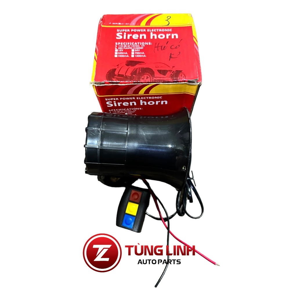 Police Siren 3 Modes Police Siren Ambulance Siren shared 12/24v Super ...