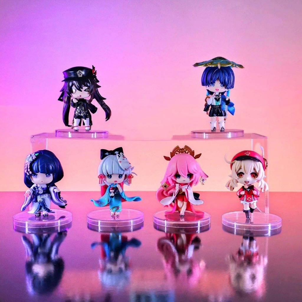 [Ho Chi Minh City] Model 6 Figures Genshin Impact Chibi Shogun Yae Miko ...