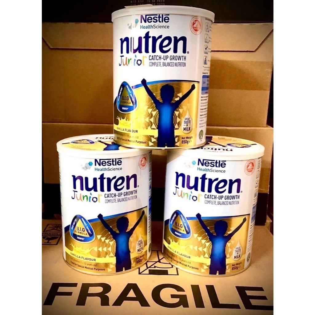 Nestlé Nutren Junior Milk Powder Box 850g For Malnourished, Underweight ...