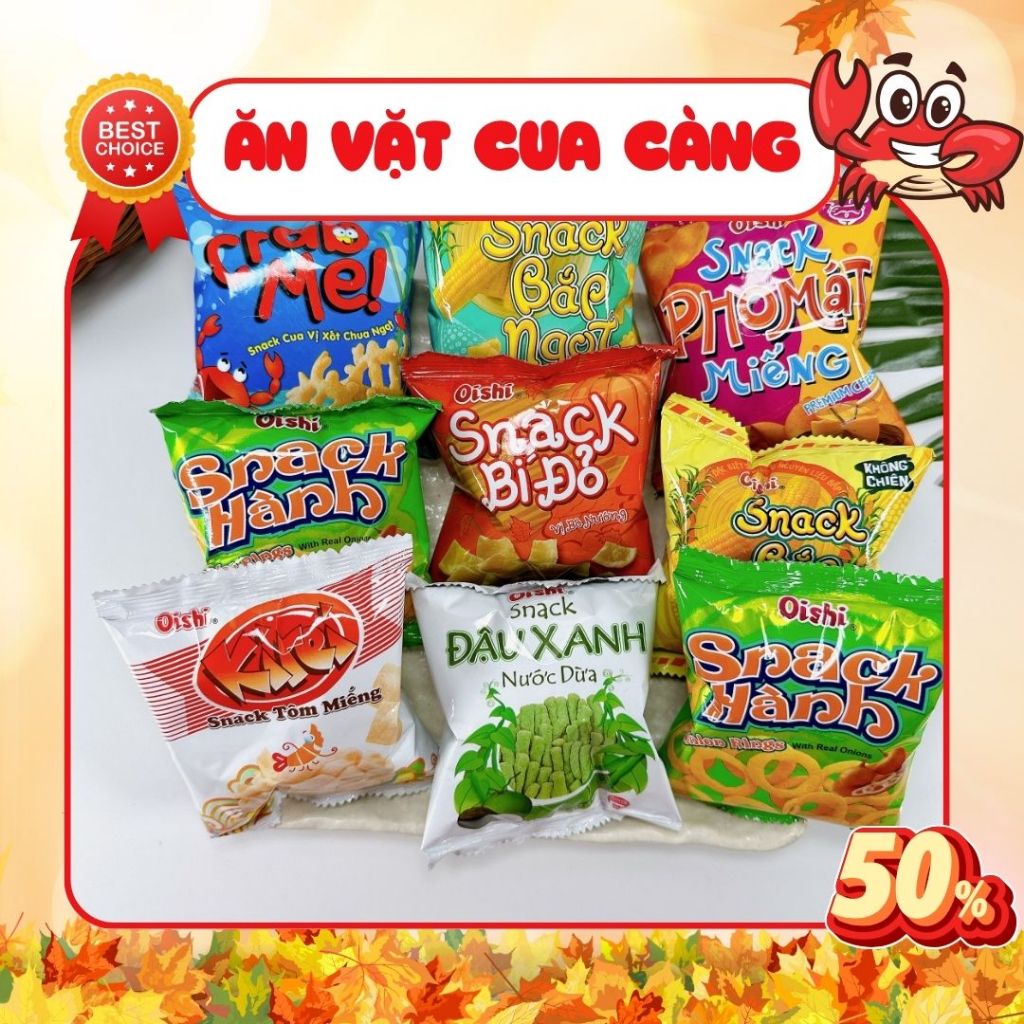 (MINI 6g Pack) Oishi bim bim Has All Genuine Flavors | Shopee Malaysia