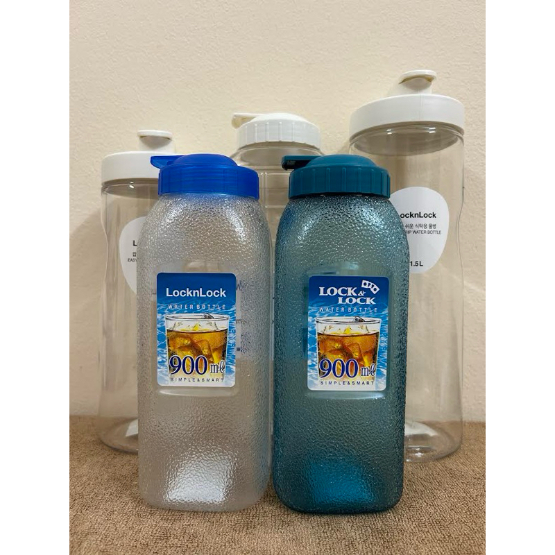 Locknlock Plastic Water Bottle 0.9L / 1.2L / 1.5L Capacity | Shopee ...