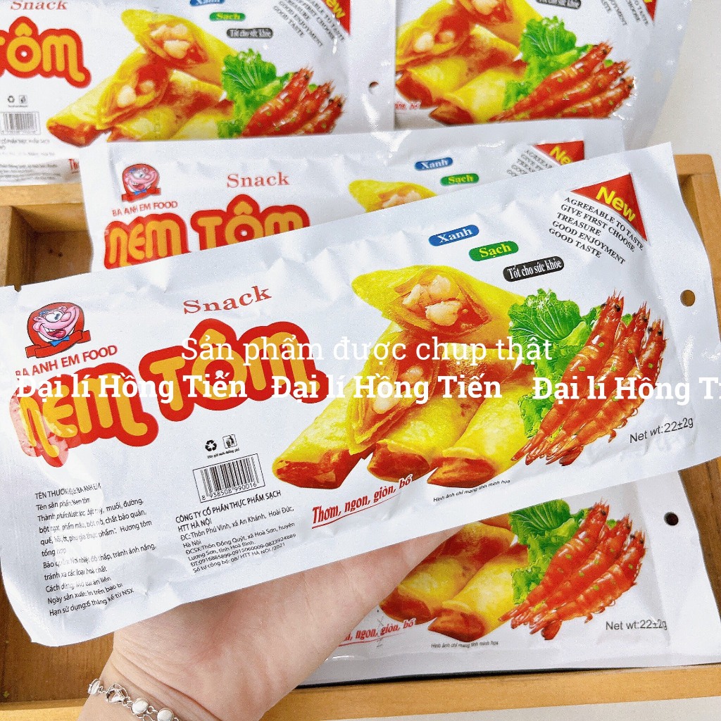 Ba Anh Em Food Nem Tom Snack, School Gate Spicy Stick Snack, childhood ...