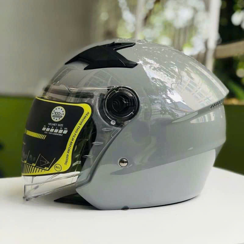 Royal m268 3/4 helmet has 2 layers of genuine multi-colored glass ...