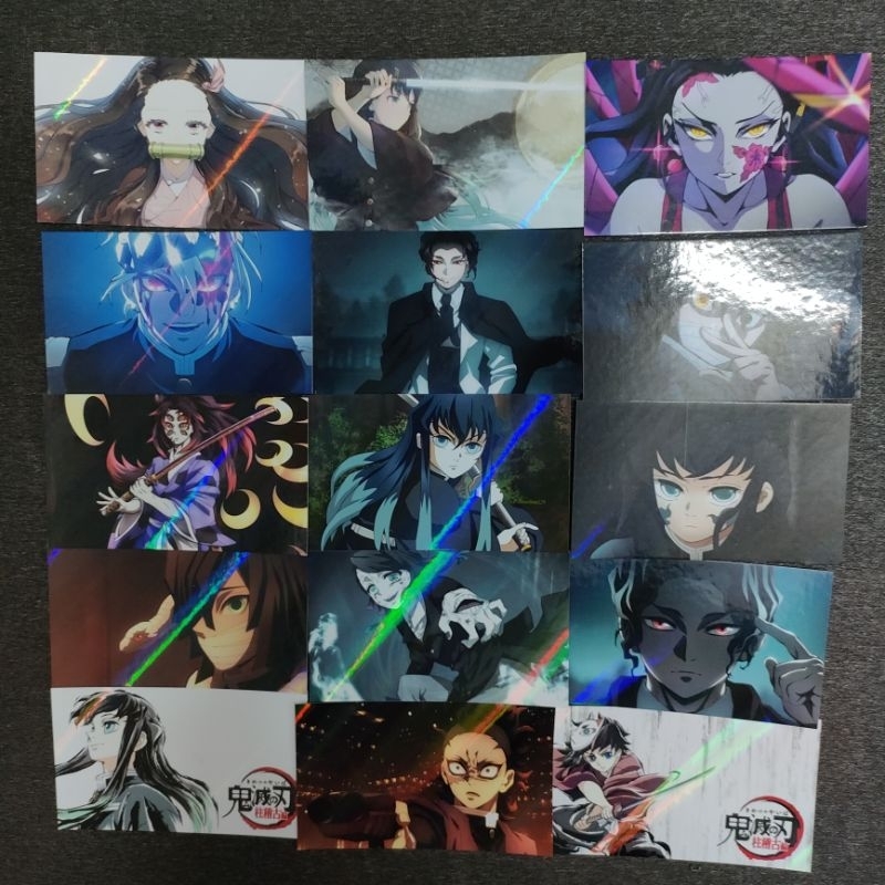 Gacha card with rounded corners Kimetsu no Yaiba 5 cards | Shopee Malaysia